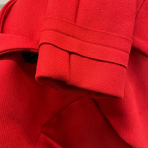 Zara | Jackets & Coats | Zara Girls Red Pea Coat Size | Poshmark